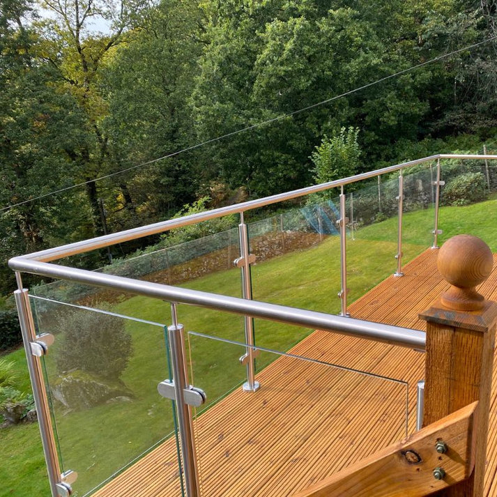 1m Post & Handrail Glass Balustrade | Great Prices | Origin – Origin ...