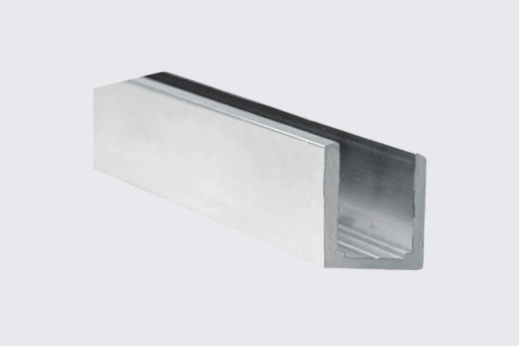 2.5m Aluminium U Channel 8mm To 10mm | Shower Fittings | Origin ...